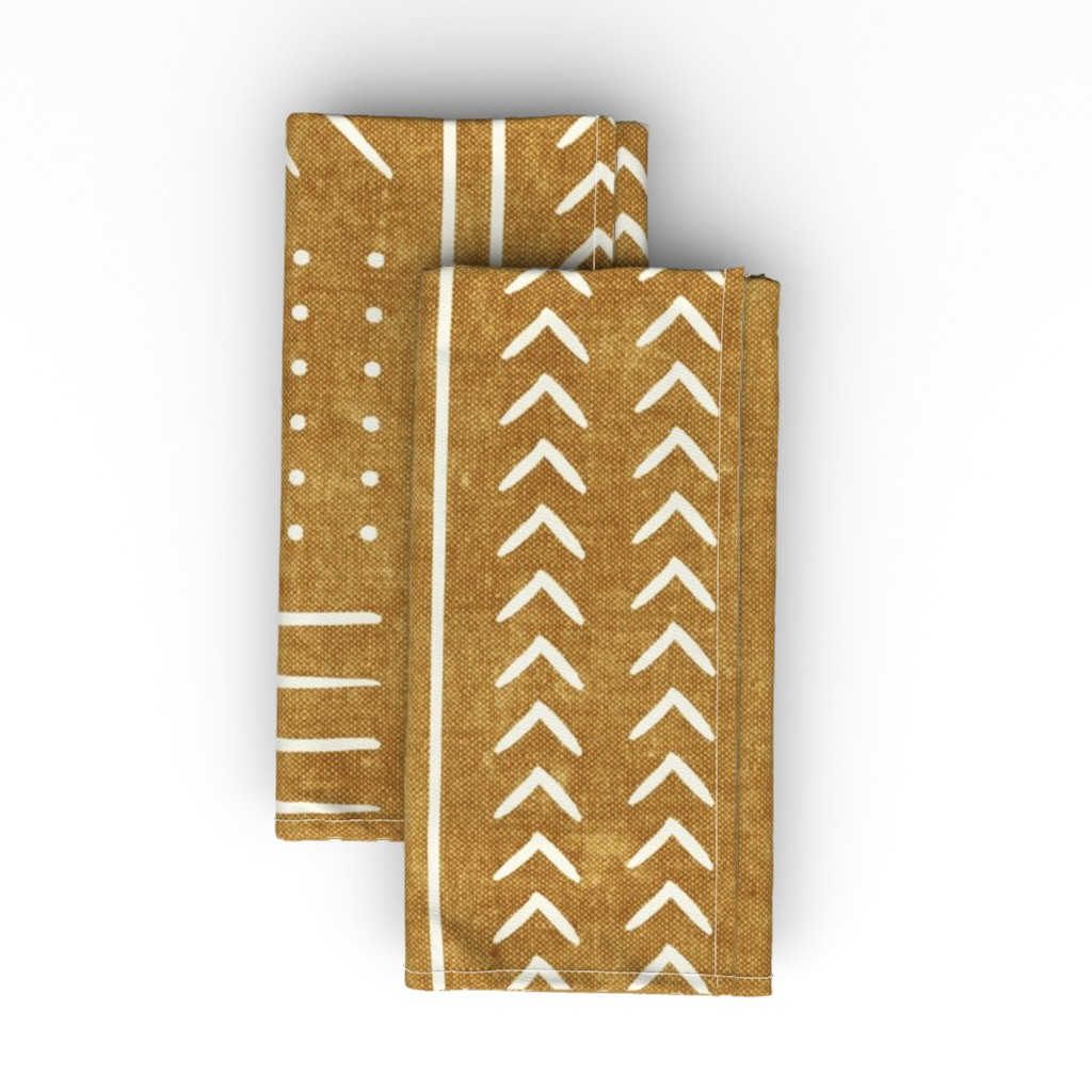 Mudcloth - Mustard Cloth Napkin | Shutterfly