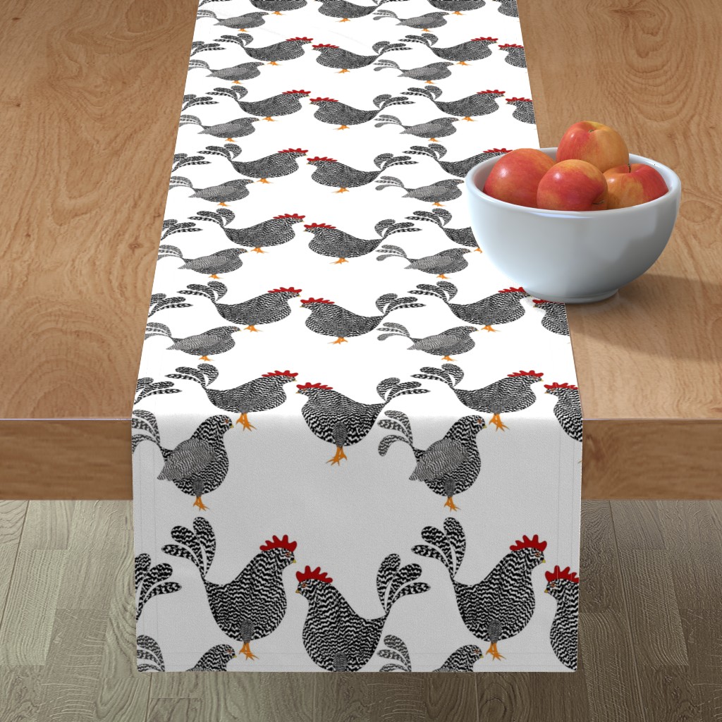 Chick, Chick, Chickens - Neutral Table Runner | Shutterfly