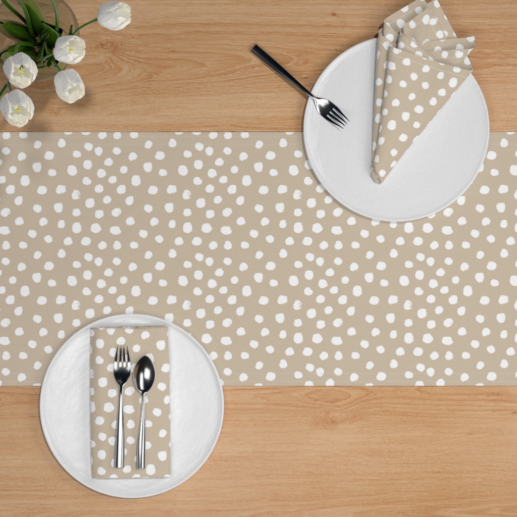 Soft Painted Dots Table Runner | Shutterfly