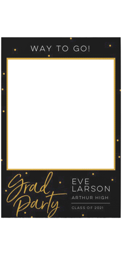 Grad Party Celebration Selfie Frame by Shutterfly | Shutterfly