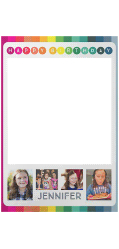 Rainbow Party Selfie Frame by Shutterfly | Shutterfly