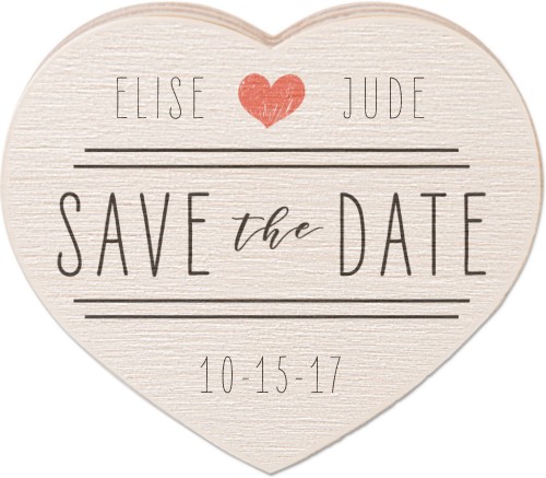 Save The Date Wooden Magnet Shutterfly