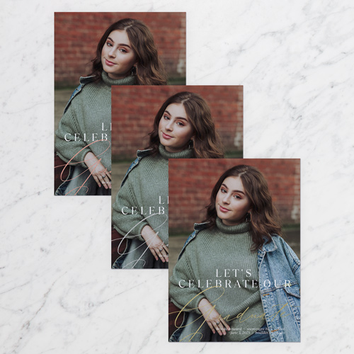 Name Overlay 5x7 Stationery Card by Yours Truly | Shutterfly