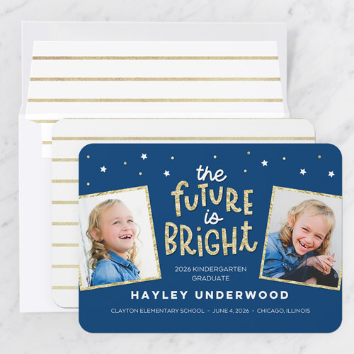 Brilliant Future 5x7 Stationery Card by Yours Truly | Shutterfly