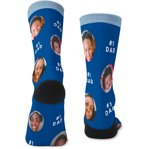 Floating Faces and Text Custom Socks by Shutterfly | Shutterfly