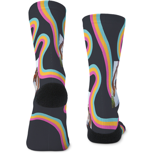 Rainbow Road Custom Socks by Shutterfly | Shutterfly