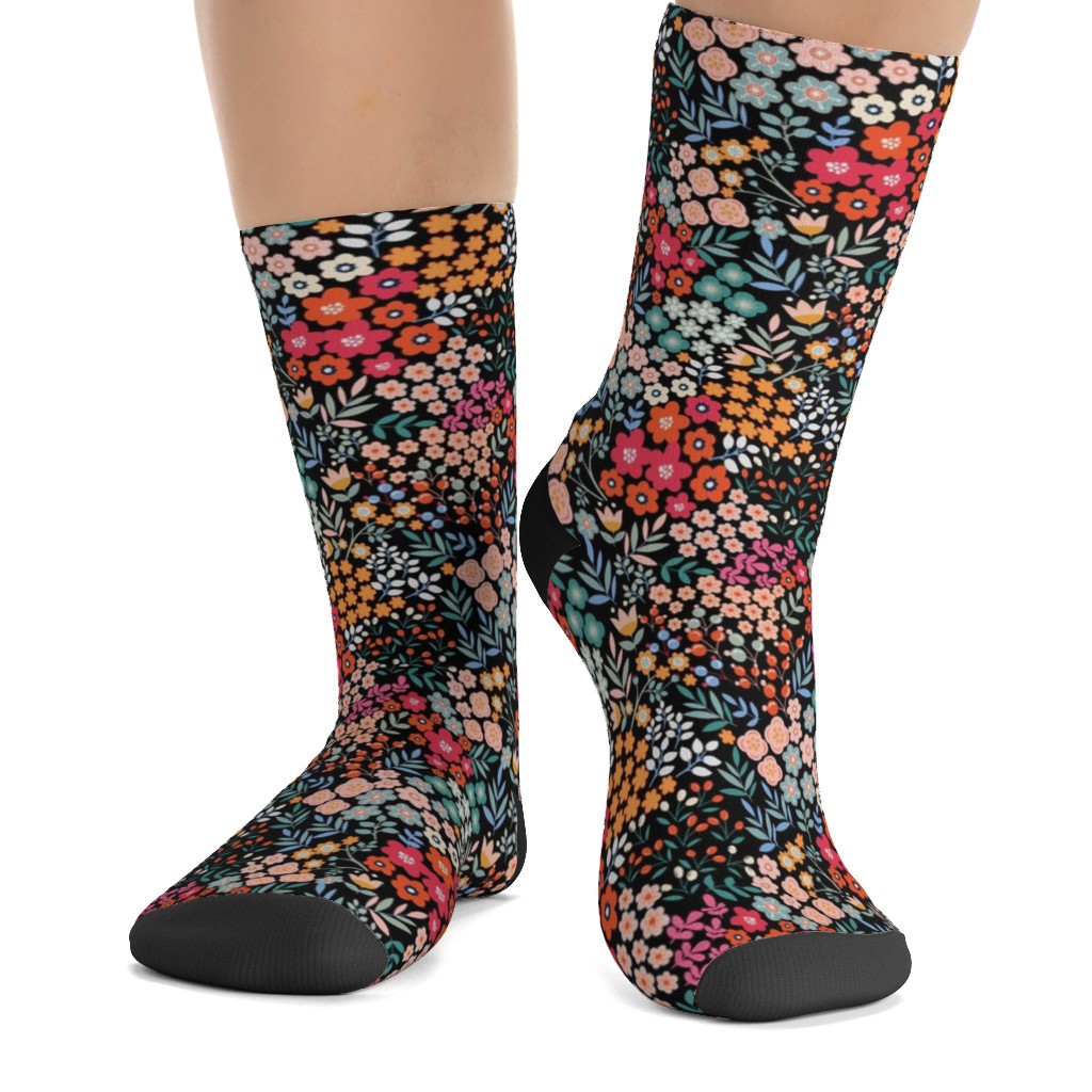 Summer Flower Custom Socks | Shutterfly