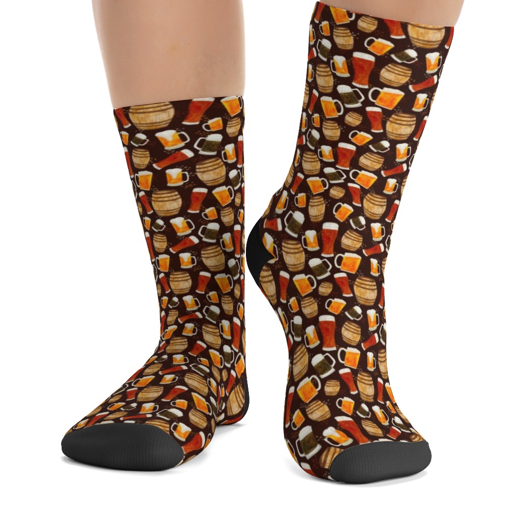 Beer Home Brew - Brown Custom Socks | Shutterfly