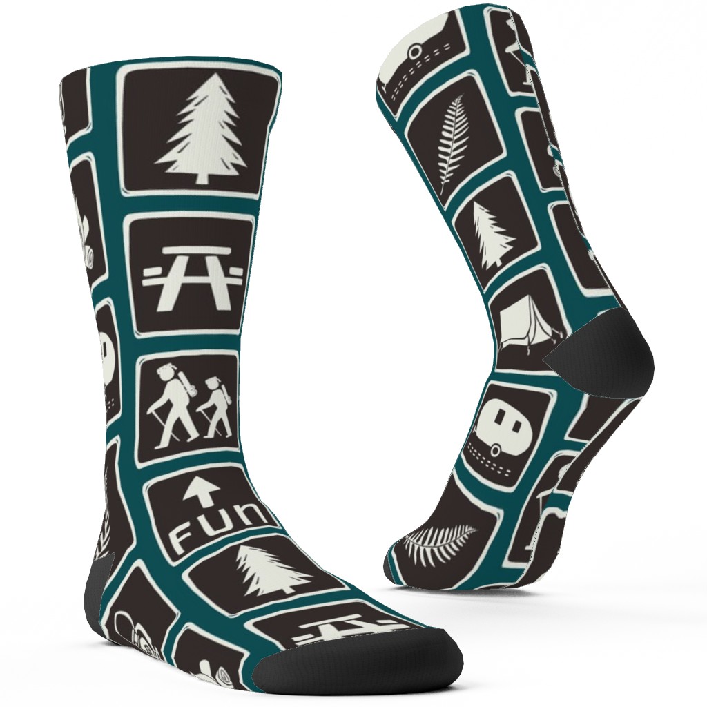Follow the Signs To Fun Custom Socks | Shutterfly