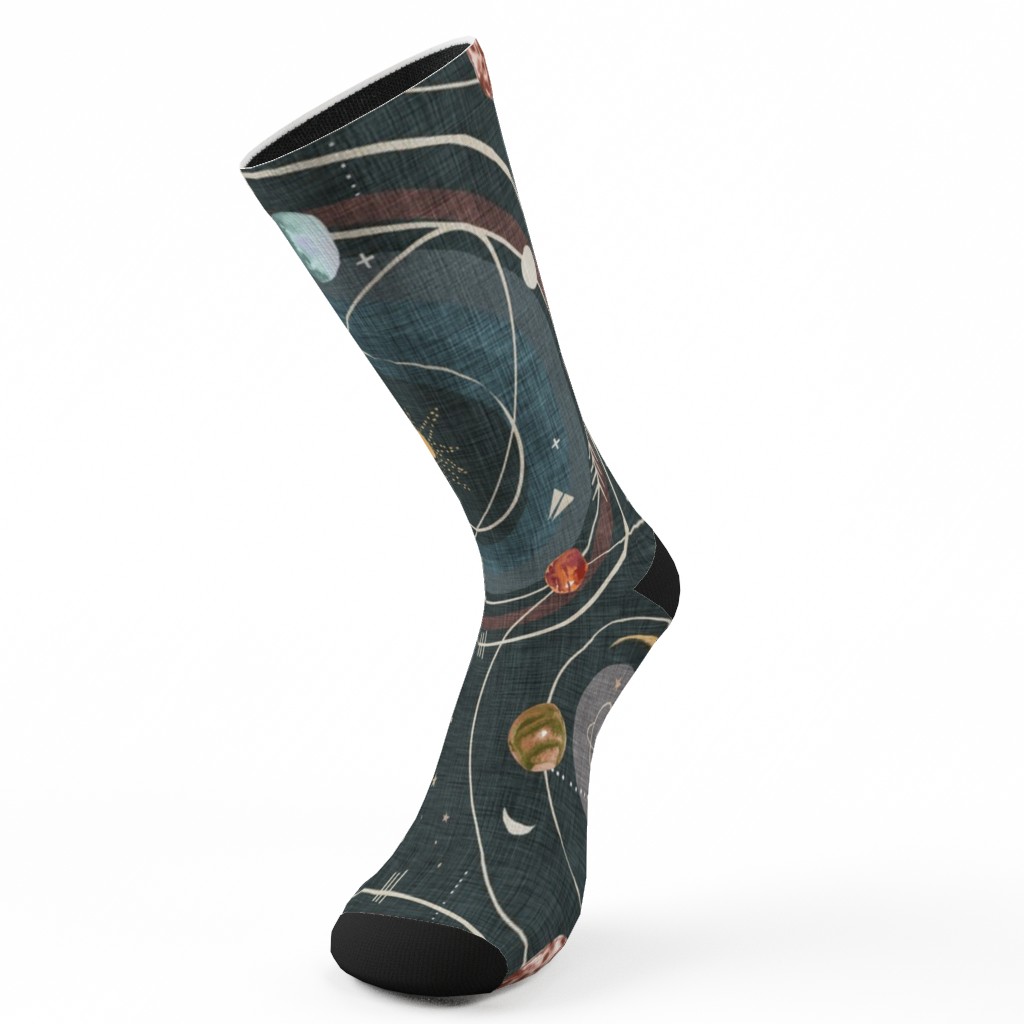 Space Map - Multicolor Custom Socks | Shutterfly