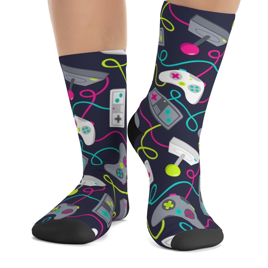 Video Game Gear - Multicolor Custom Socks | Shutterfly