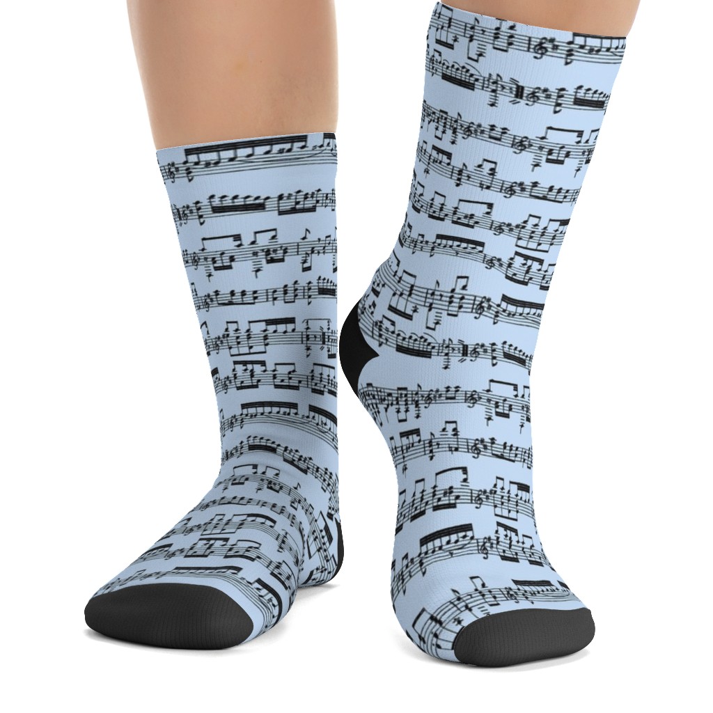 Sheet Music Custom Socks | Shutterfly