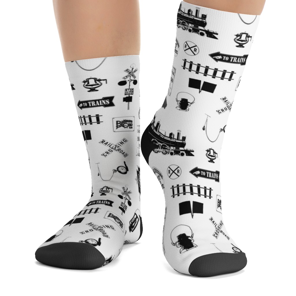 Railroad Custom Socks | Shutterfly