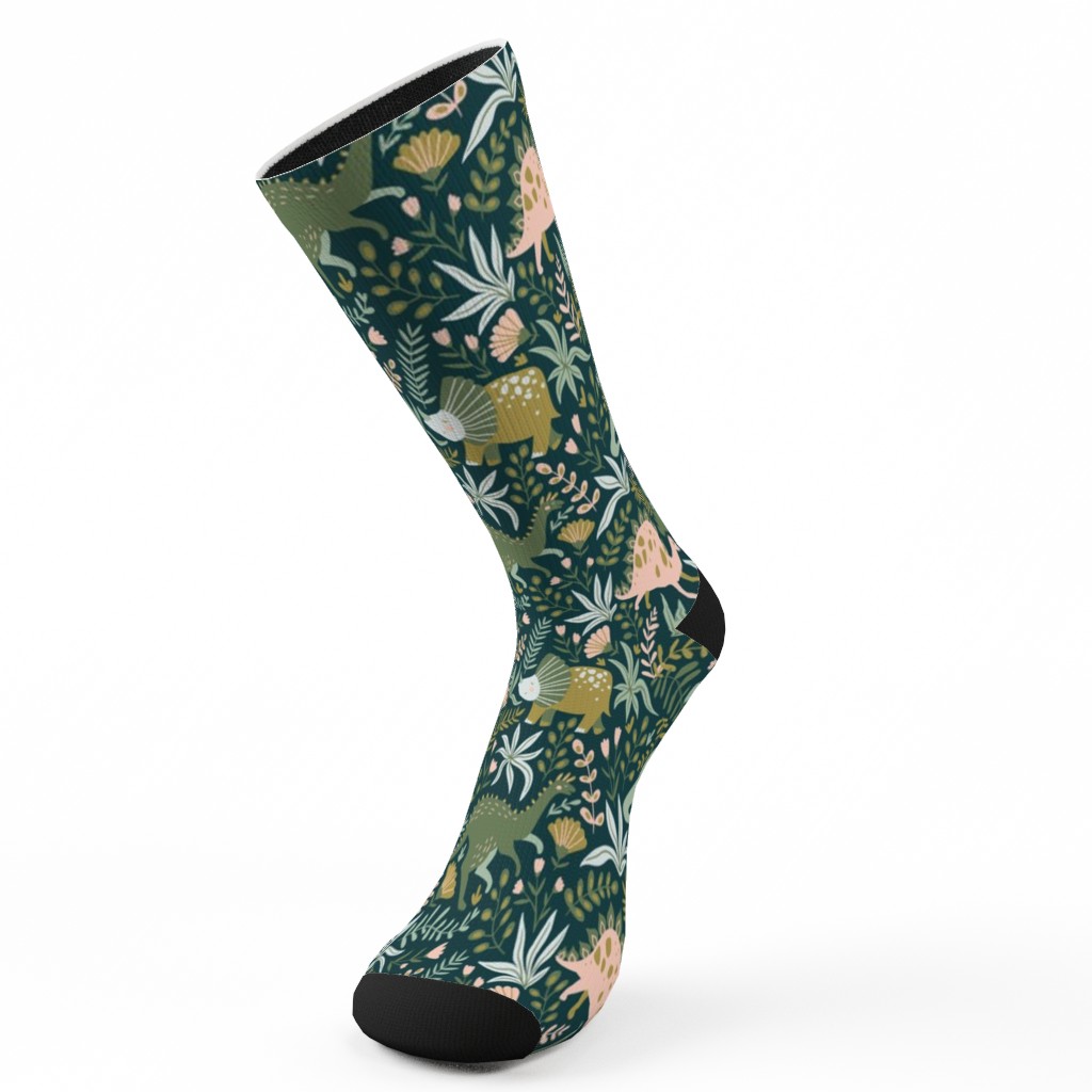 Dino - Green Custom Socks | Shutterfly