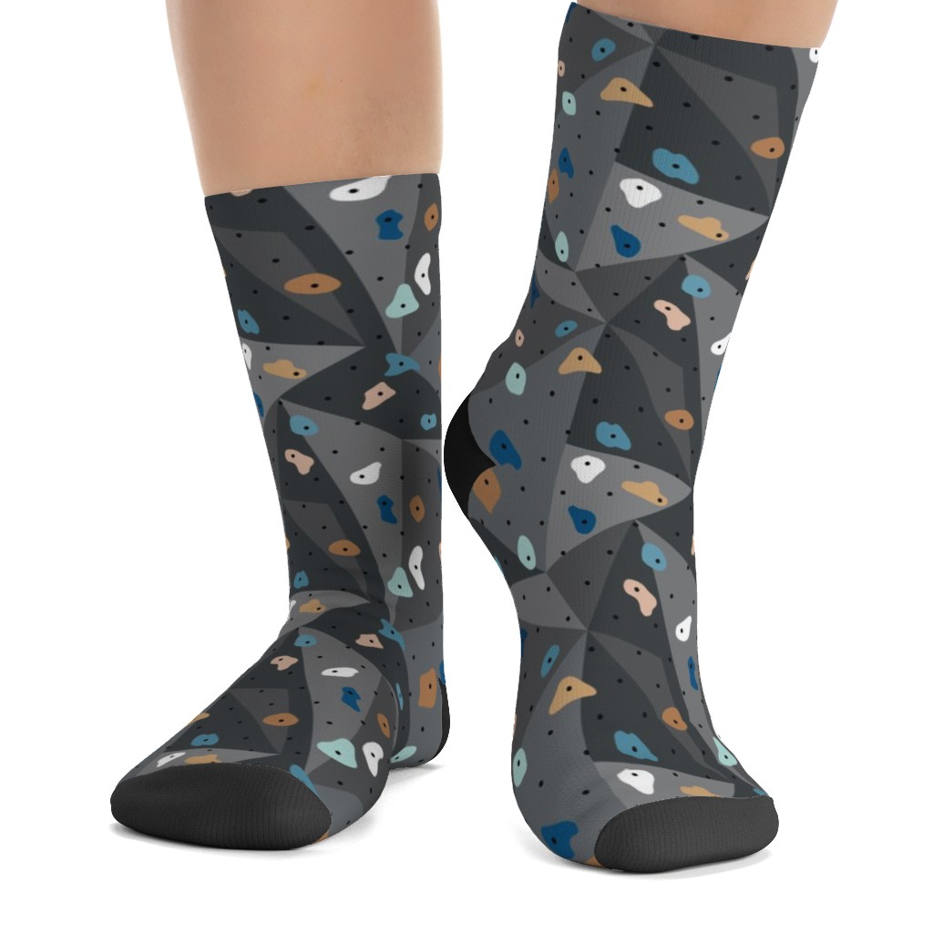 Climbing Lovers Bouldering Custom Socks | Shutterfly