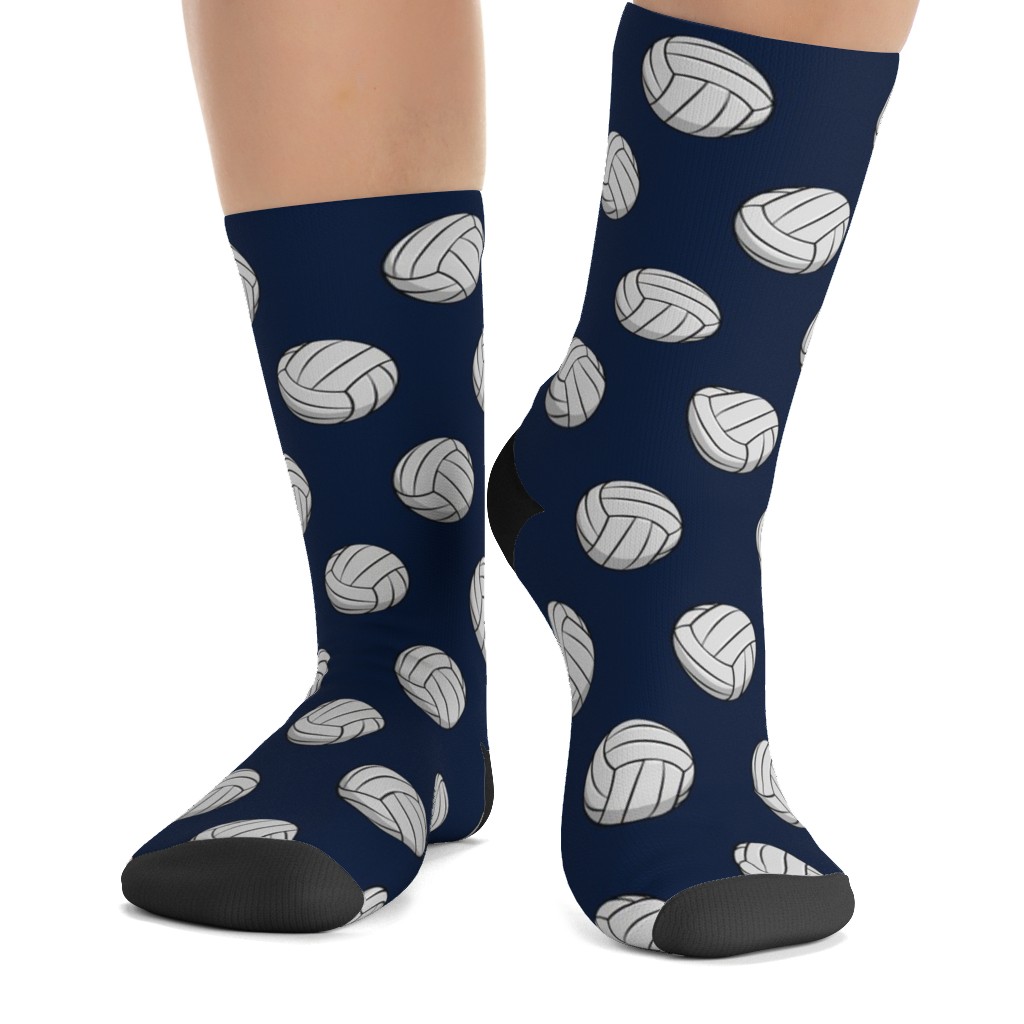 Volleyball - Blue Custom Socks | Shutterfly