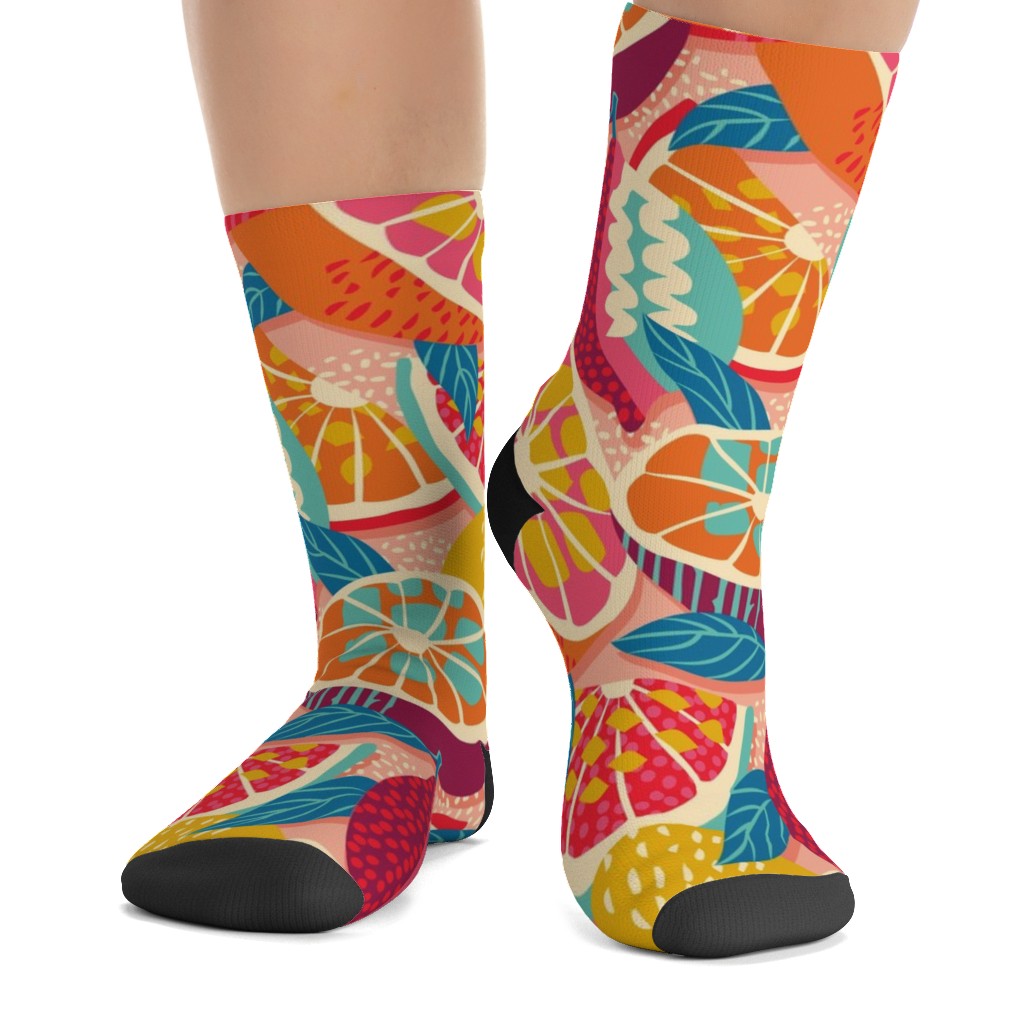 Squeeze the Day - Bold Custom Socks | Shutterfly