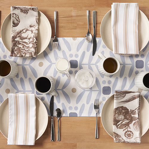 Woodland Gingham - Brown Cloth Napkin | Shutterfly