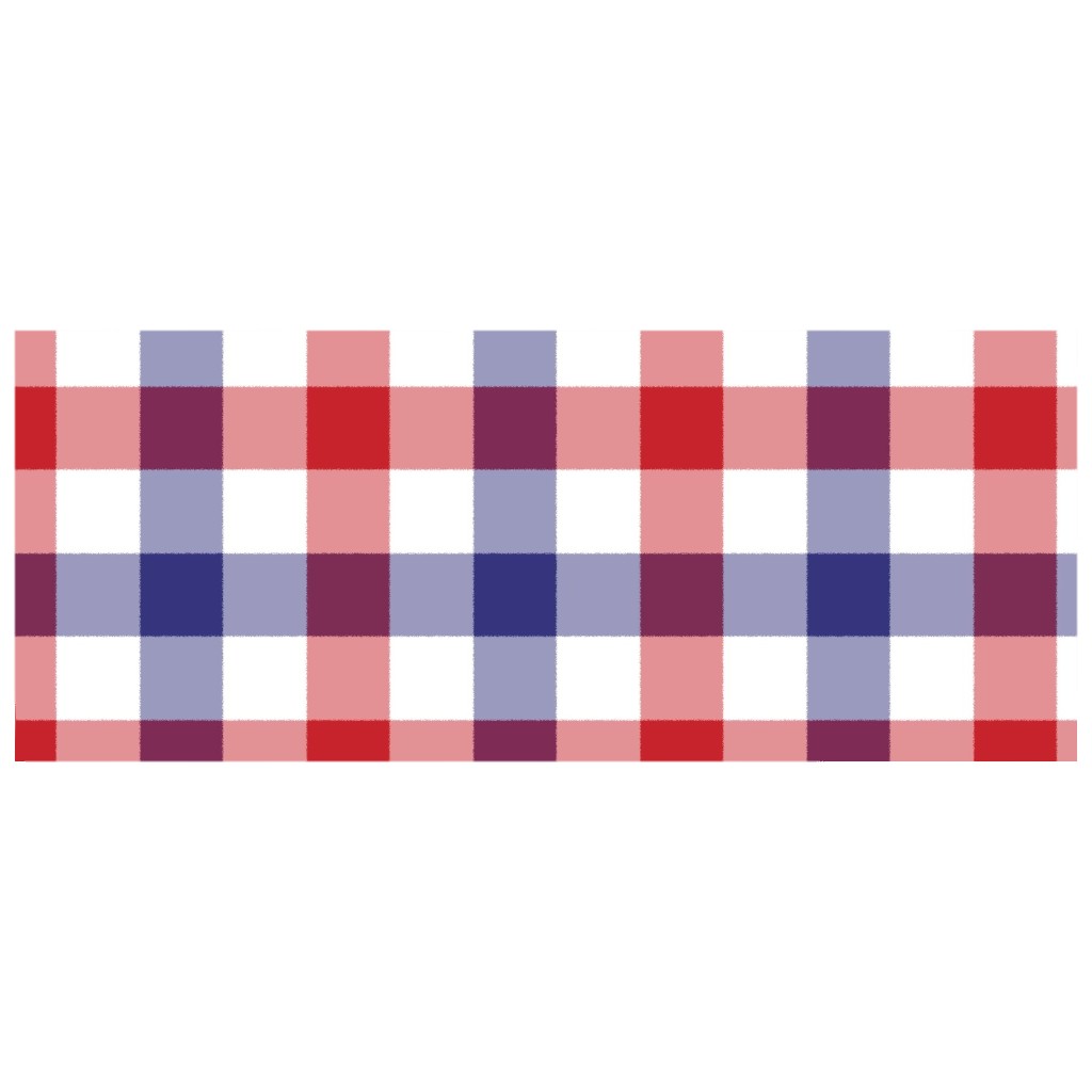 Red White and Blue Gingham Checks Stainless Steel Mug | Shutterfly