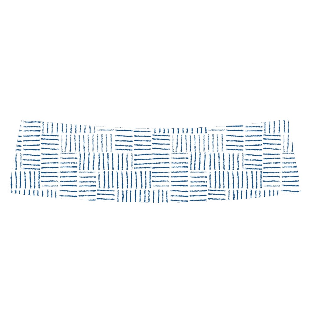 Herringbone String - White & Classic Blue Stainless Steel Travel ...