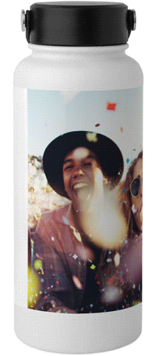 Your Text Here Photo Stainless Steel Wide Mouth Water Bottle by ...