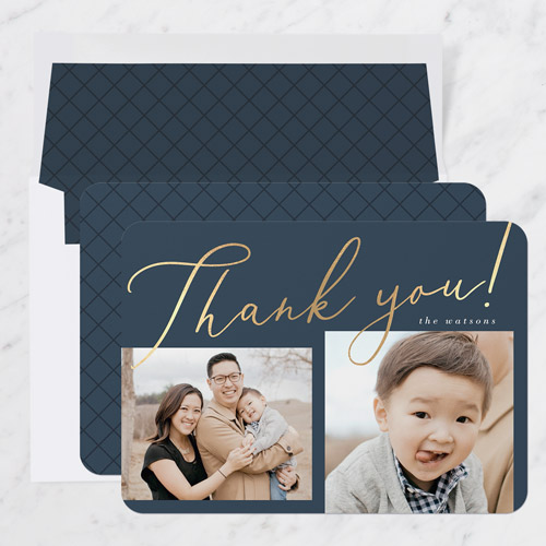 Fancy Recognition 5x7 Stationery Card by Yours Truly | Shutterfly
