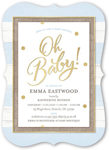 Baby Boy Shower Invitations Shutterfly