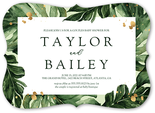 Green Party Invitations | Shutterfly
