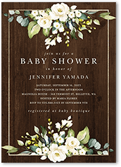 No Photo Baby Shower Invitations | Shutterfly