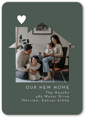 Homey Heart 5x7 Stationery Card by Yours Truly | Shutterfly Homey Heart 5x7 Stationery Card by Yours Truly | Shutterfly