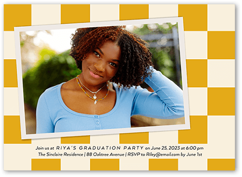 Classic Checkered 5x7 Stationery Card by Jill Smith | Shutterfly