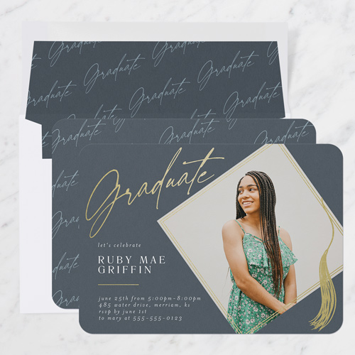 Captivating Tassel 5x7 Stationery Card by Petite Lemon | Shutterfly