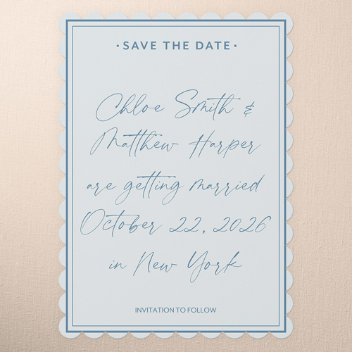 Blue Save The Date Cards | Shutterfly