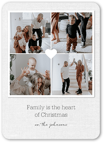 Family Fabric 5x7 Stationery Card by Yours Truly | Shutterfly