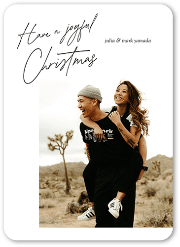 Scripty Sign Off 5x7 Stationery Card by Yours Truly | Shutterfly