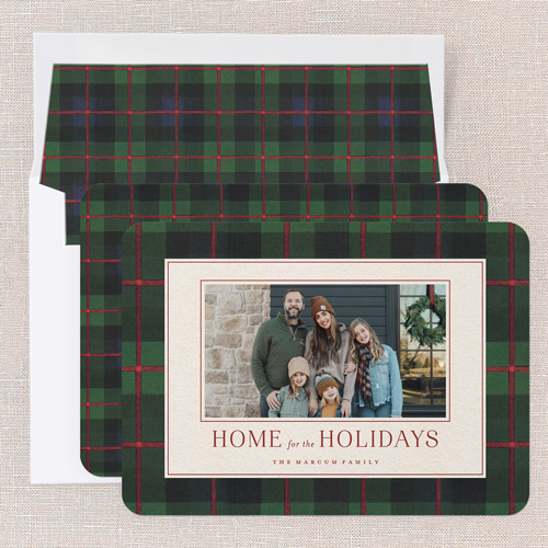 Checked Twice 5x7 Stationery Card by Chris Loves Julia x Shutterfly ...