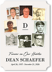 Landscape Yours Truly Sympathy Cards | Memorial & Funeral Cards ...