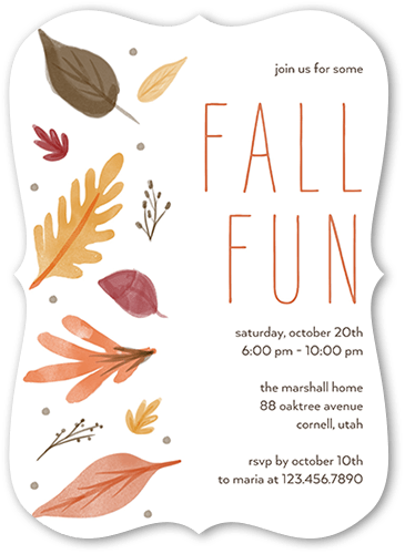 Fall Invitations | Shutterfly