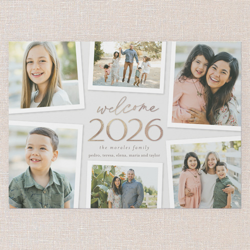 Recap Collage 5x7 Stationery Card by Yours Truly | Shutterfly