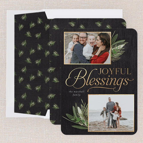 Evergreen Blessings 5x7 Stationery Card by Yours Truly | Shutterfly