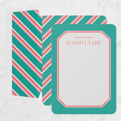 Trimmed Corners 5x7 Stationery Card by Yours Truly | Shutterfly