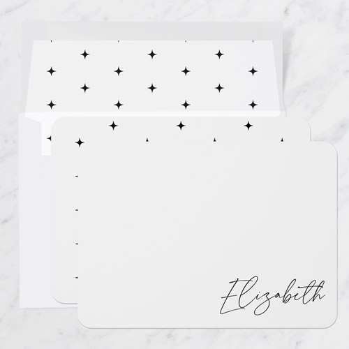 Script Signature 5x7 Stationery Card by Yours Truly | Shutterfly