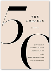 Fancy Fifty 5x7 Stationery Card by Stacy Claire Boyd | Shutterfly