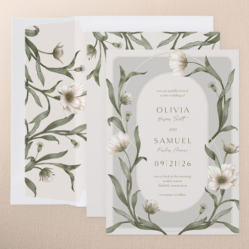 Enveloping Perennial 5x7 Stationery Card by Lady Jae | Shutterfly