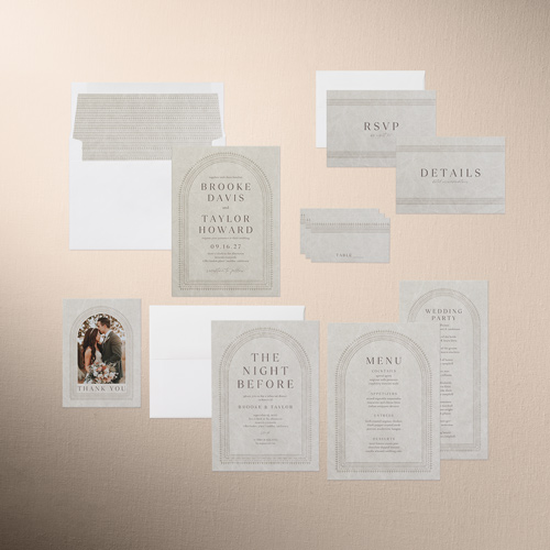 Baroque Border 5x7 Stationery Card by Yours Truly | Shutterfly