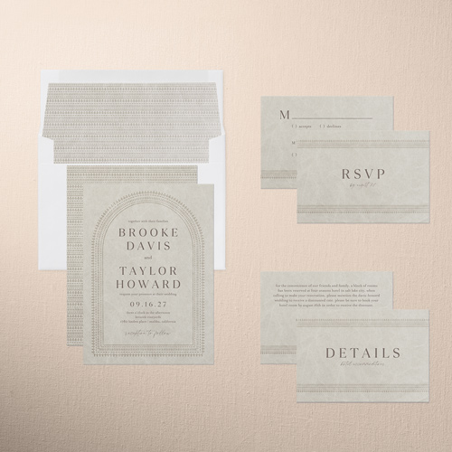 Baroque Border 5x7 Stationery Card by Yours Truly | Shutterfly