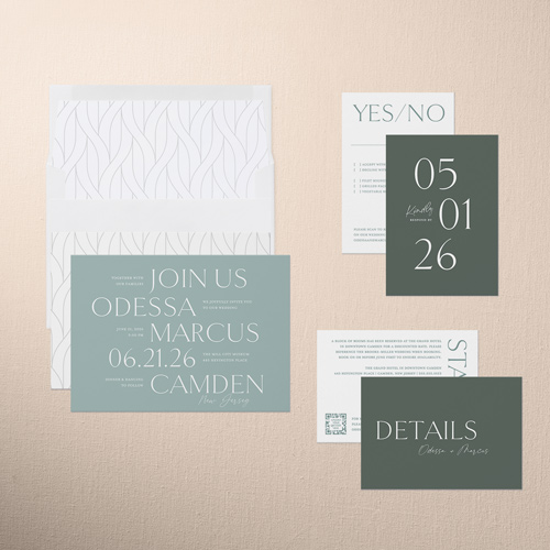 Staggered Type 5x7 Stationery Card by Lady Jae | Shutterfly