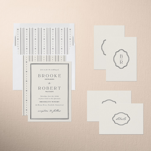Luminous Border 5x7 Stationery Card by Yours Truly | Shutterfly