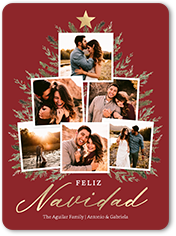 Family Of Trees 5x7 Personalized Foil Card by Petite Lemon | Shutterfly