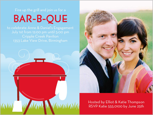 Classic BBQ 4x8 Photo Card by Yours Truly | Shutterfly